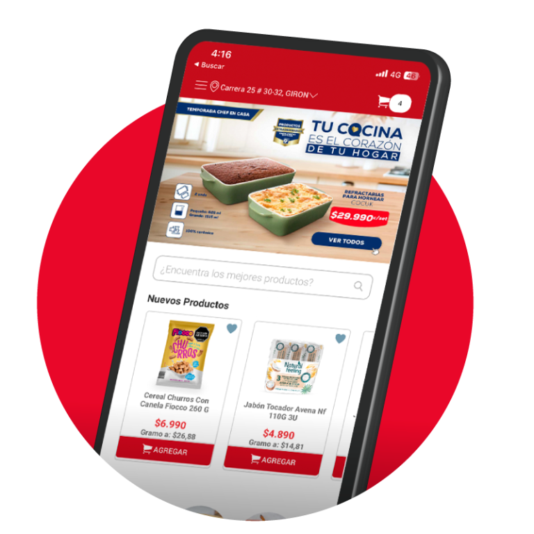 AppDescarga – Tiendas D1